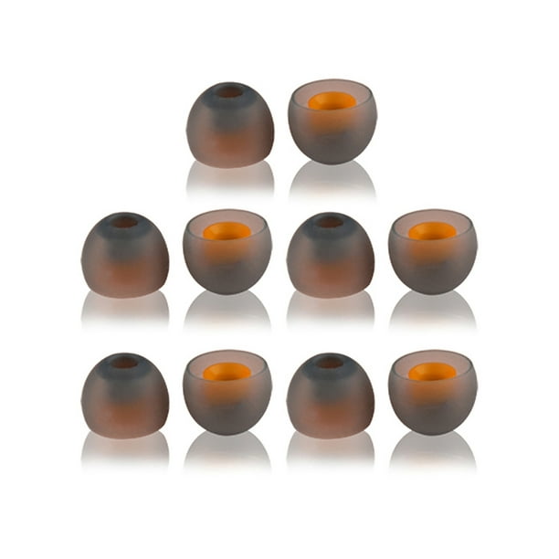 5 Pairs Soft Silicone Soundproof In-ear Ear Caps Replacement Earphone ...