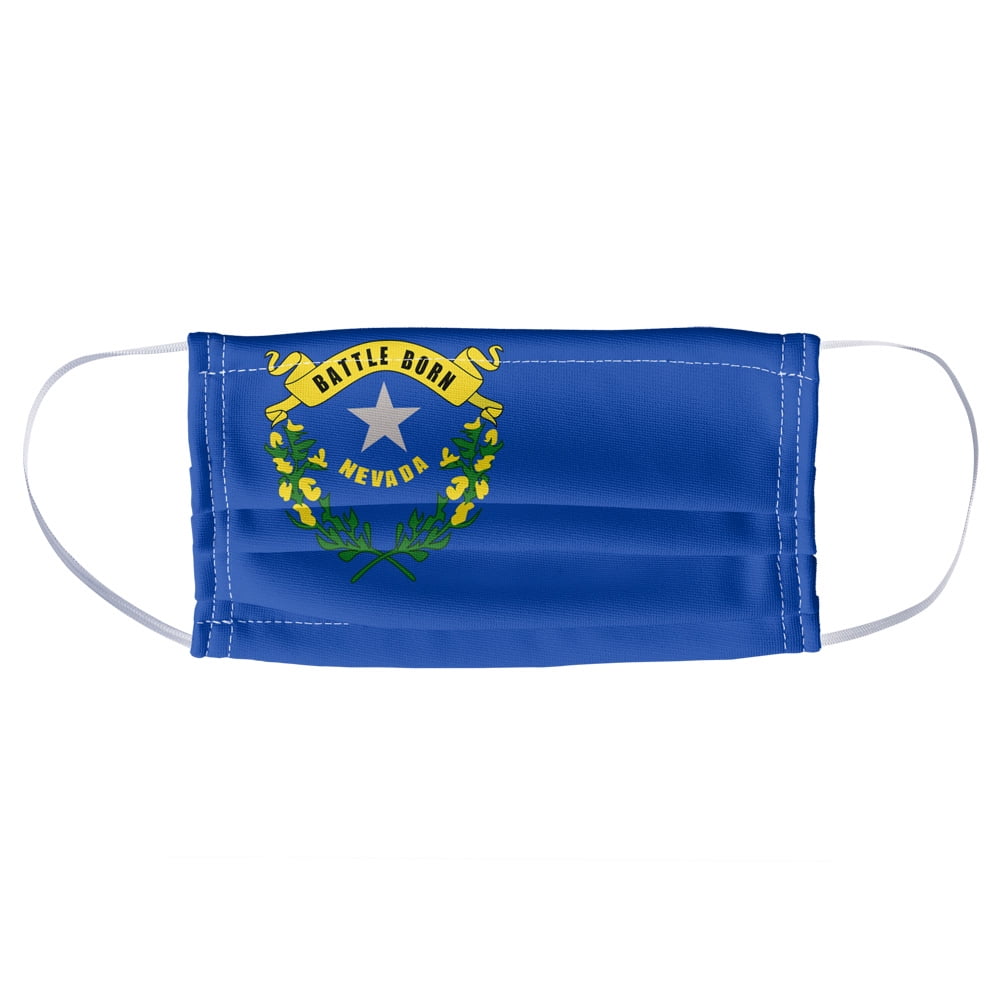 Nevada Flag 1-Ply Reusable Face Mask Covering, Unisex - Walmart.com