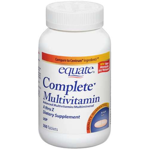 Equate Complete Multivitamin 300 Count - Walmart.com