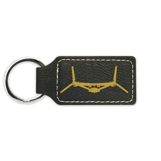 CV-22 MV-22 Osprey Keychain Leatherette Rectangle - Laser Engraved ...