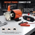 12V Water Transfer Pump, 330 GPH Portable DC Utility Pump with 6ft ...
