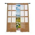 Shoji Screen Sheer Curtains for Living Room Bedroom, Japanese Style ...
