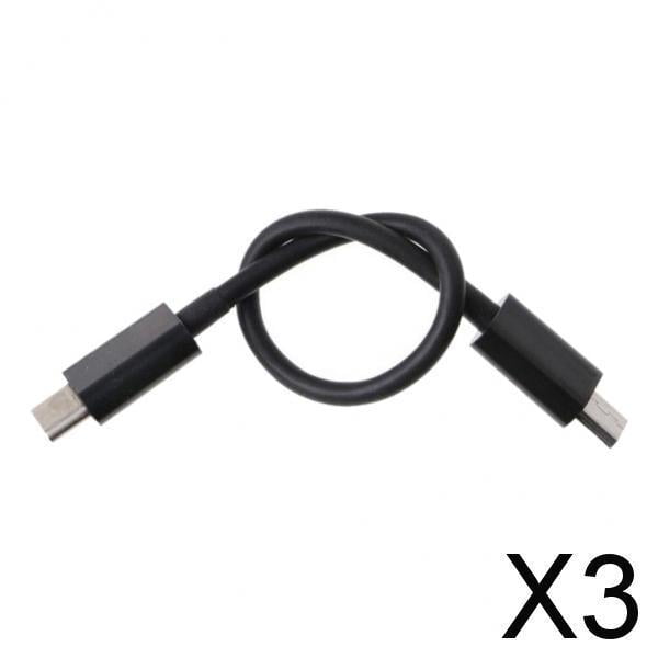 Paquete de 3-4 9.84" USB 2.0 Micro USB a USB 3.1 Tipo-C Convertidor ...