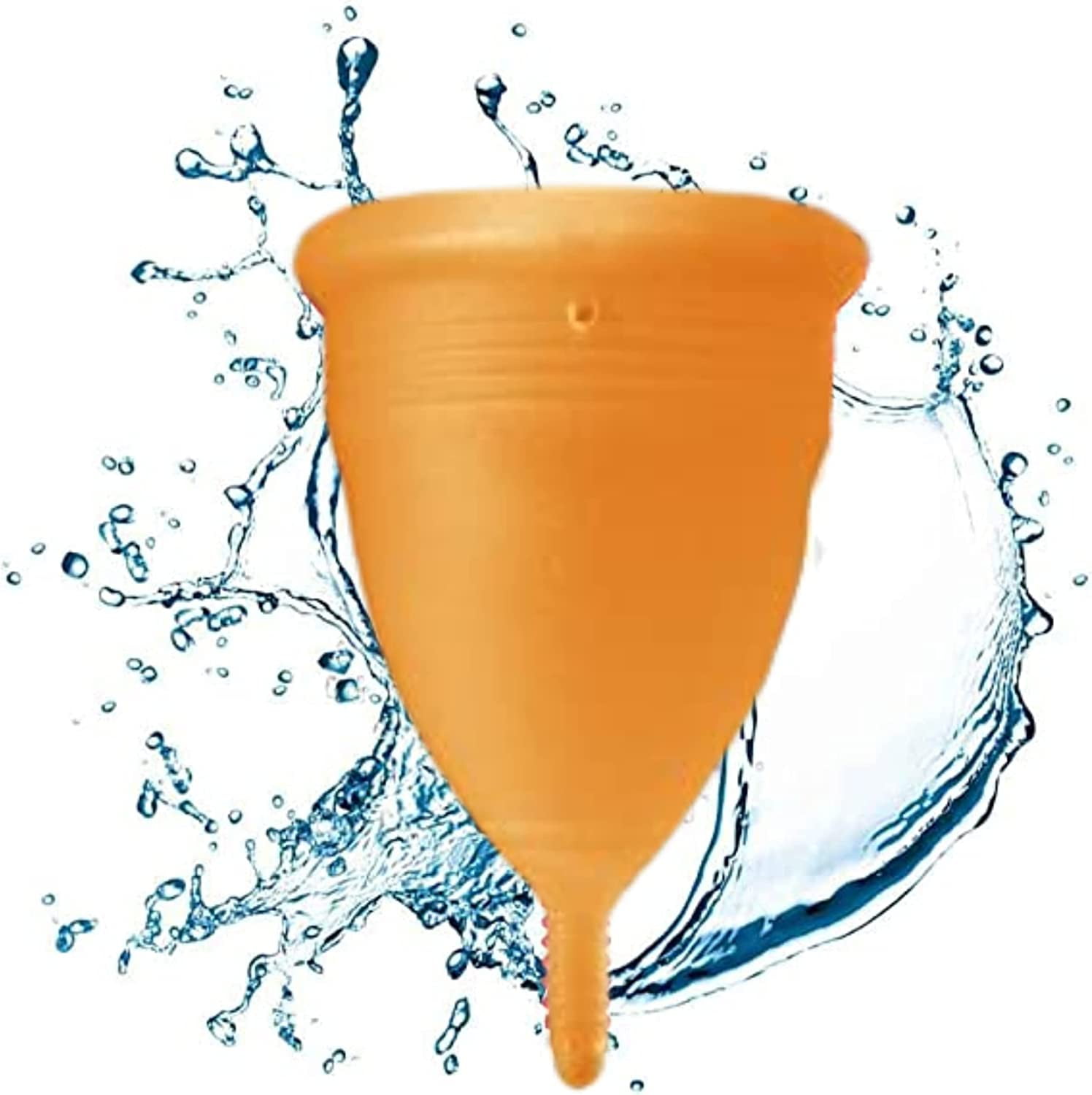 Blossom Menstrual Cup, Reusable Silicone Cup (Small Orange) - Walmart.com