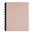 TUL® Discbound Notebook With Pebbled Leather Cover, Letter Size, Narrow ...