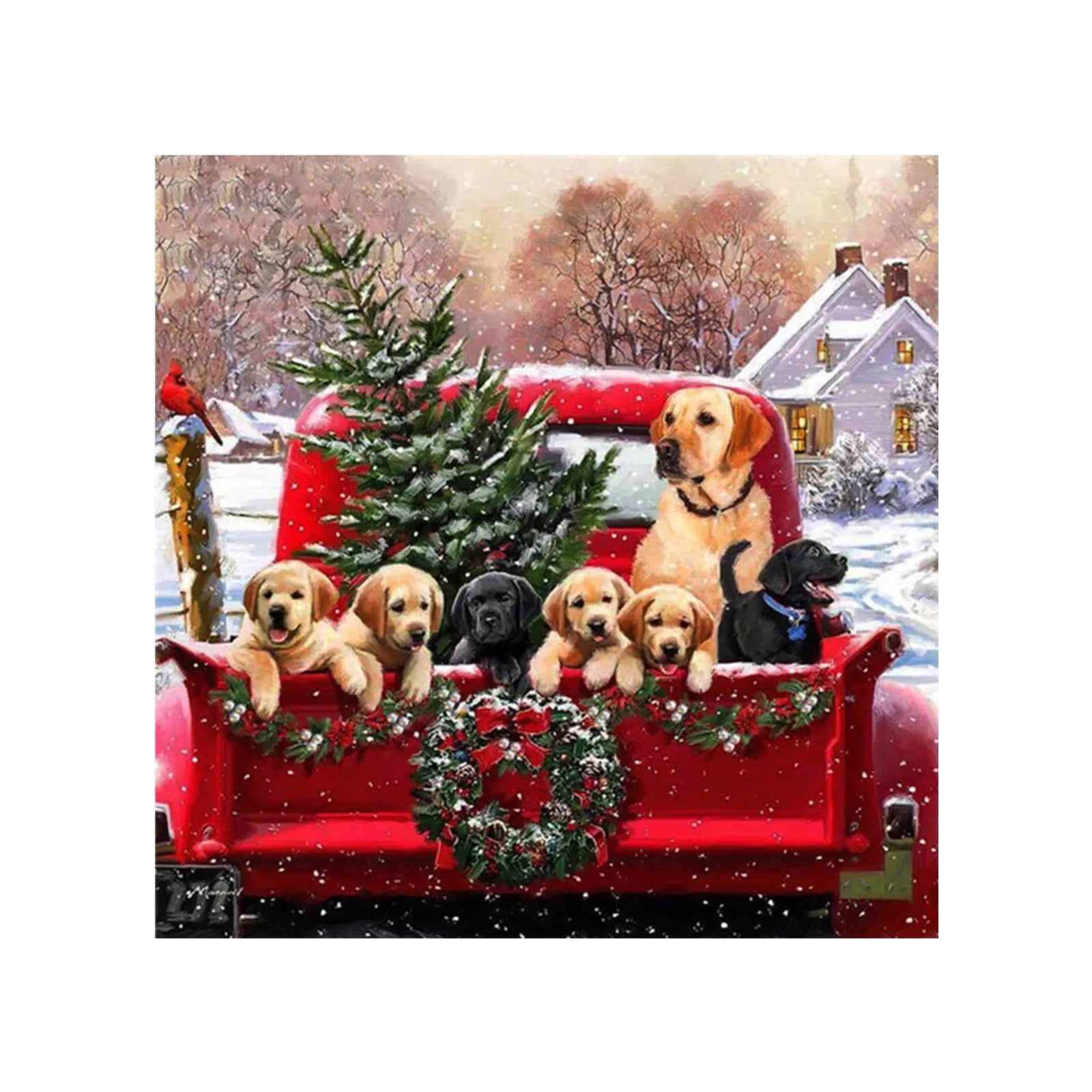 UPC 777723004430 - Flyflise Diy 5d Diamond Painting Kit Christmas Style ...