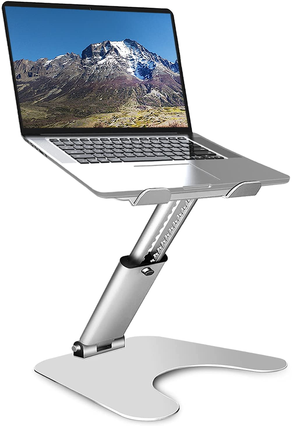 ROTTAY Laptop Stand, Ergonomic Height Angle Adjustable Computer Stand ...