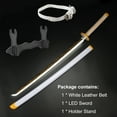 41 inches Anime LED Demon Slayer Sword Agatsuma Zenitsu with White Belt ...