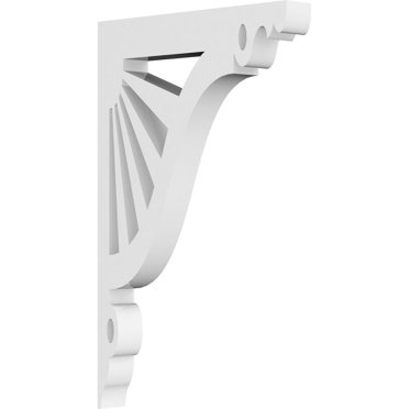 5"W x 18"D x 24"H Standard Olympic Architectural Grade PVC Bracket with ...