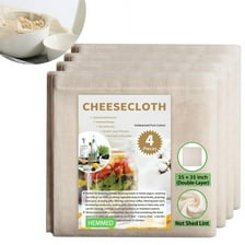 NIAIZEK White Cotton Fabric 6Pack Practical Tofu Cheese Straining Cloth ...