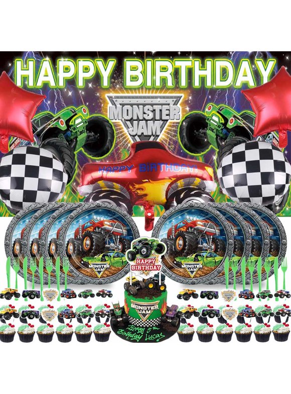 Monster Jam Party Supplies in Party & Occasions - Walmart.com