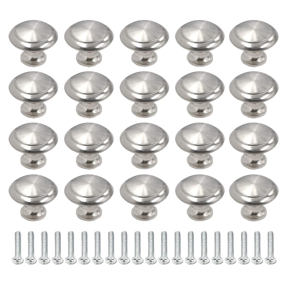 Click here for Alvinma 20pcs Cabinet Knobs Round Brushed Drawer K... prices