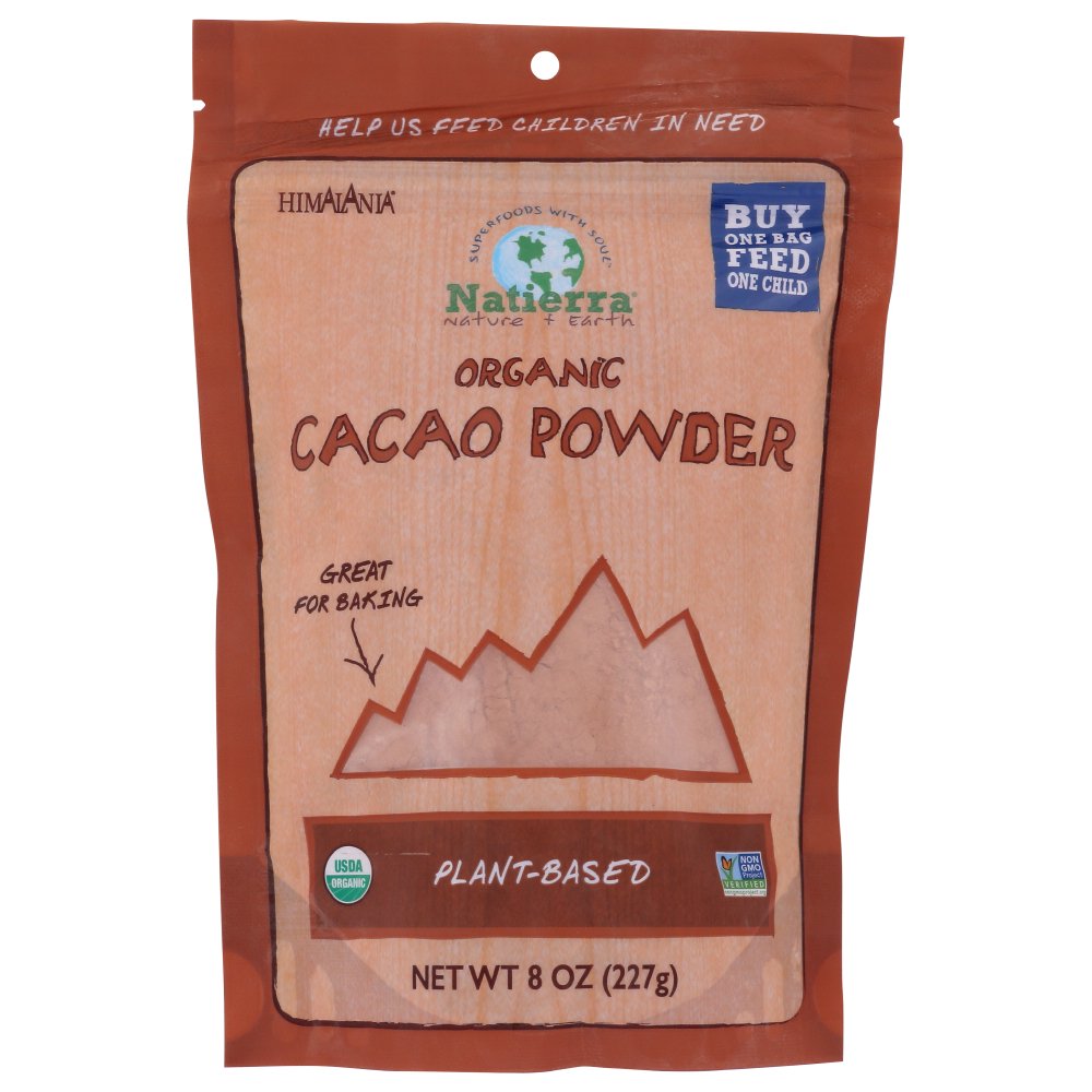 Natierra Organic Cacao Powder, 8 Oz - Walmart.com - Walmart.com