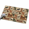 Autumn Forest Turkey Maple Leaves Rectangle Rug 2'x3' American Country ...