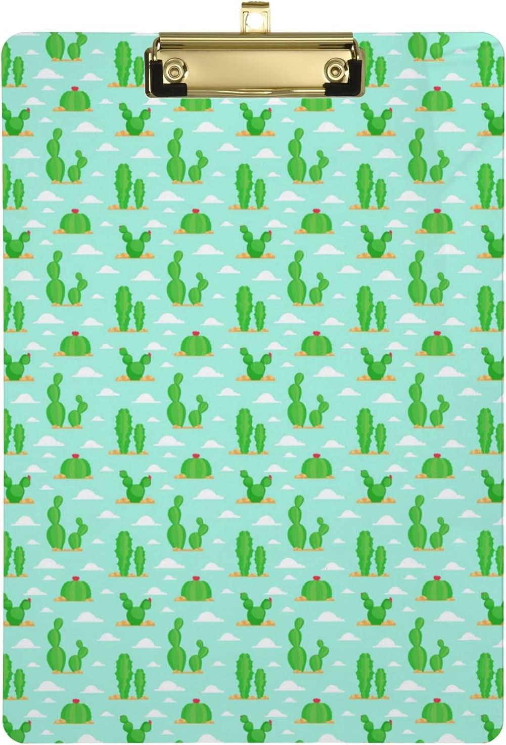 FMSHPON Cactus Pattern Clipboard Hardboard Wood Nursing Clip Board and ...