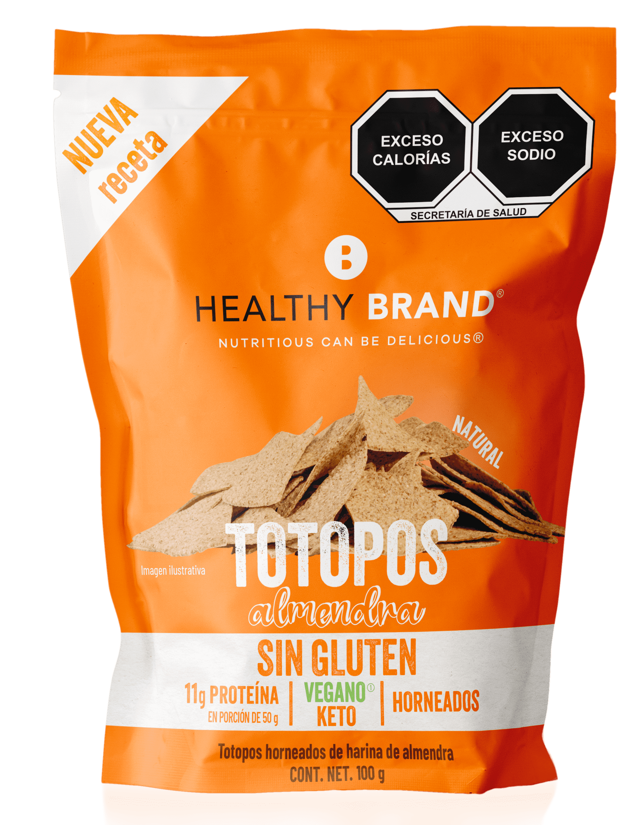 TOTOPOS HORNEADOS KETO VEGANOS 100G | Walmart en línea