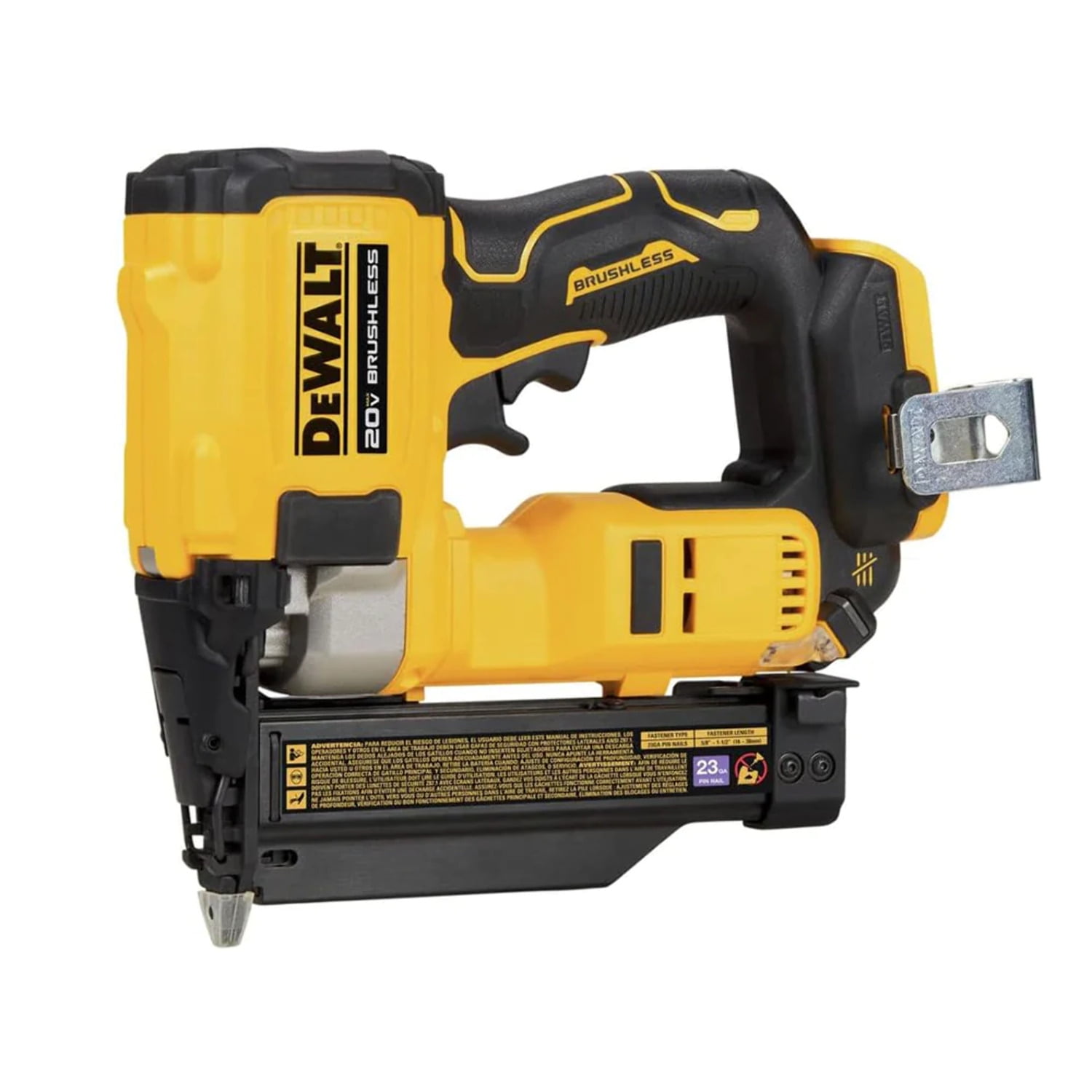 DEWALT ATOMIC Compact Series™ 20V MAX* Brushless Cordless 23 Ga. Pin ...