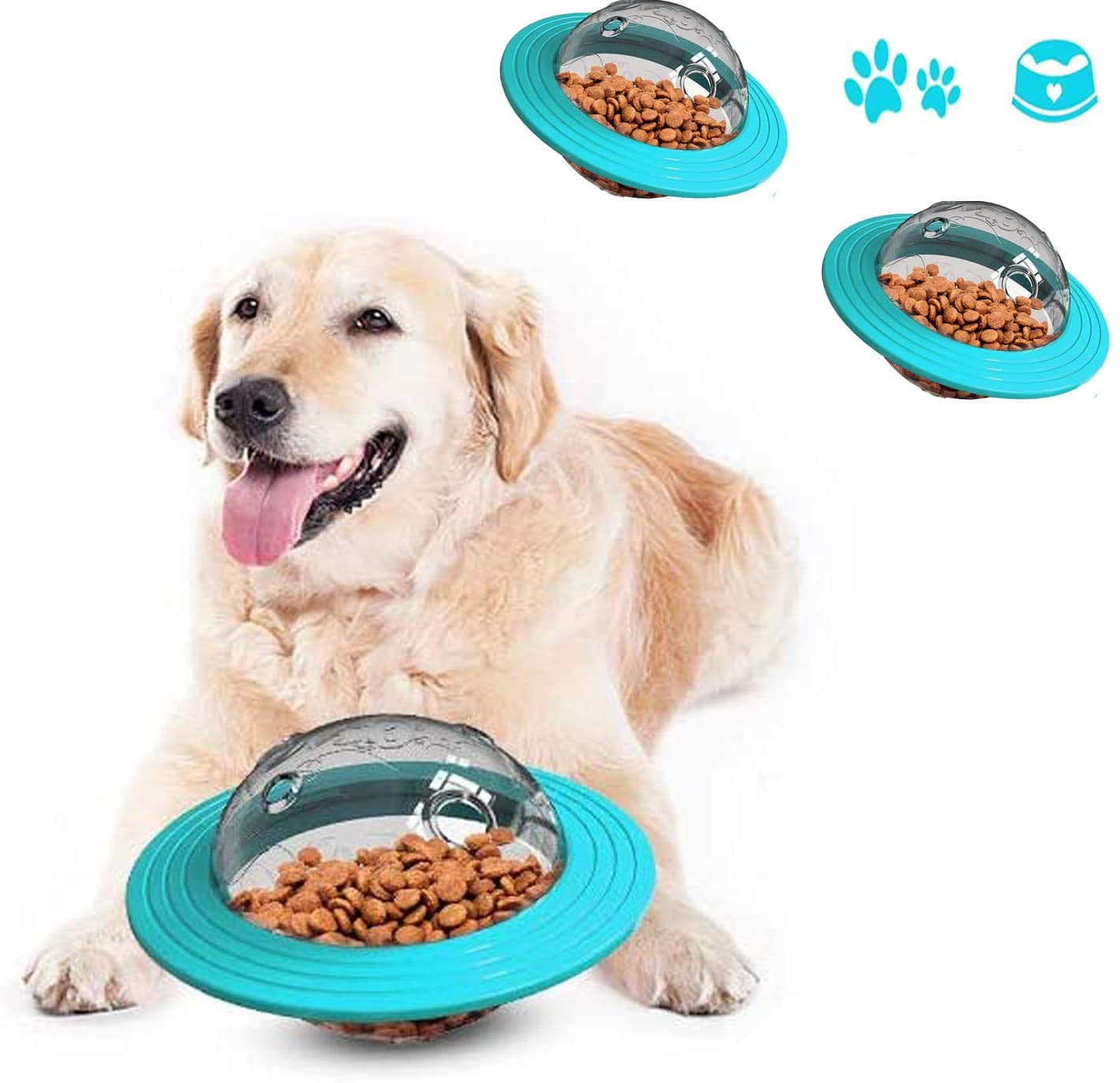 Interactive Dog Toys, Dog Snack Ball, Dog Food Dispensing Toy, For ...