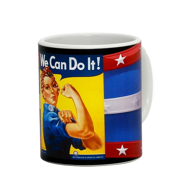 SUBLIMART: Patriotic Mug 'We can do it!' (Design 07) - Walmart.com