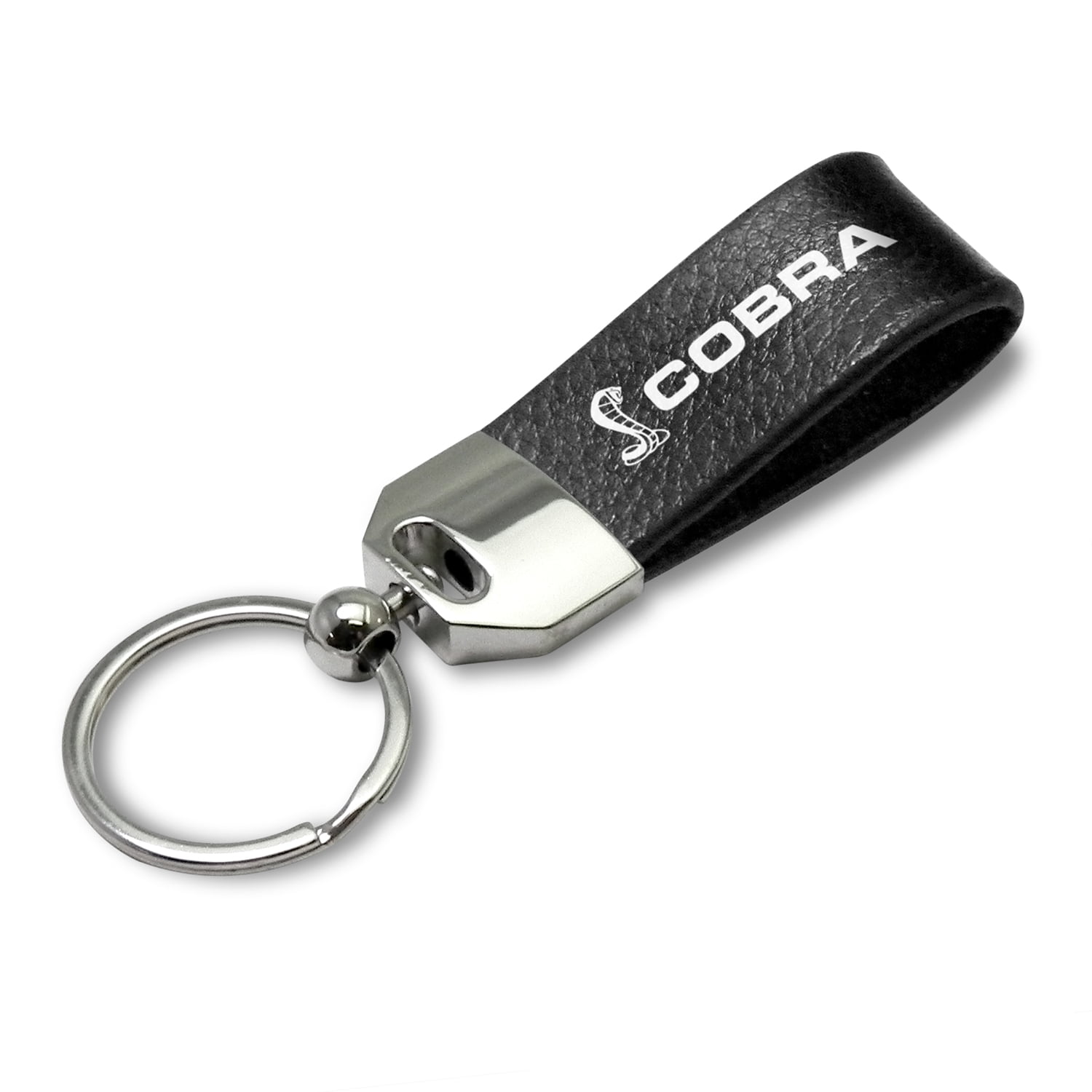 iPick Image for iPick Image - Large Genuine Black Leather Loop Strap ...