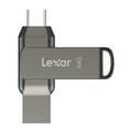 Lexar JumpDrive D400 USB 3.1 Dual Drive with USB-C and USB-A Connectors ...