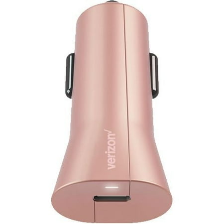 Verizon 27W USB-C (Type C) Fast Charge Car Charger - Rose Gold ...
