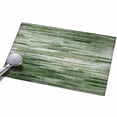 2x3 Green Abstract Painting Small Area Rug for Entryway, Washable Non ...