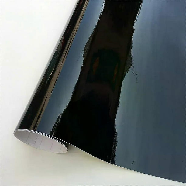 Ultra Gloss Piano Black Vinyl Wrap Film Sticker Glossy Black Self ...