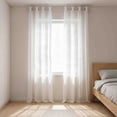 Amketima Striped Blinds for White Sheer Curtains 2 Pack 39x79 Inch ...