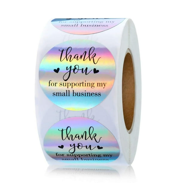 500 Pieces 1.5'' Thank You for Supporting My Small Business Stickers ...