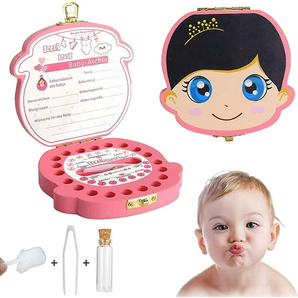 Tooth Box Wooden Milk Teeth Box, Milk Tooth Box - Walmart.ca