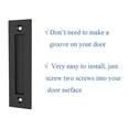 Homena Embedded Square Finger Sliding Barn Home Hardware Easy Install ...