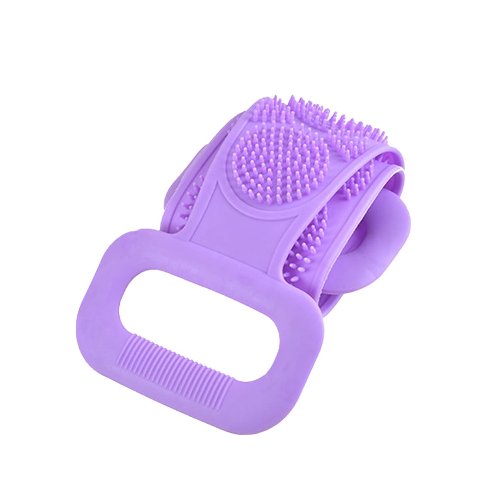 Silicone Back Scrubber Belt Extra Long Double Sided Bath Scrub Strap