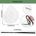 FSJLT 4 Pcs Eye Shield, Clear Postoperative Plastic Sleep Protection ...