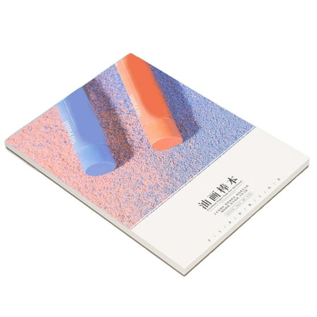 Art Paper, A4 Size Oil Pastel Paper Pad Pure Wood Pulp For Ink ...