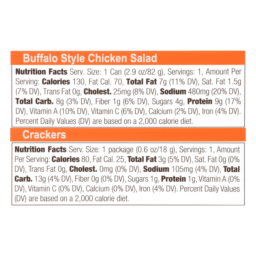 Buy Bumble Bee Snack On The Run Buffalo Chicken Salad with Crackers Kit ...