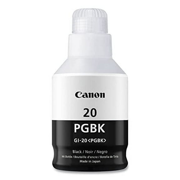 Canon GI-20 PGBK Ink Bottle, Compatible to PIXMA G6020 and G5020 ...
