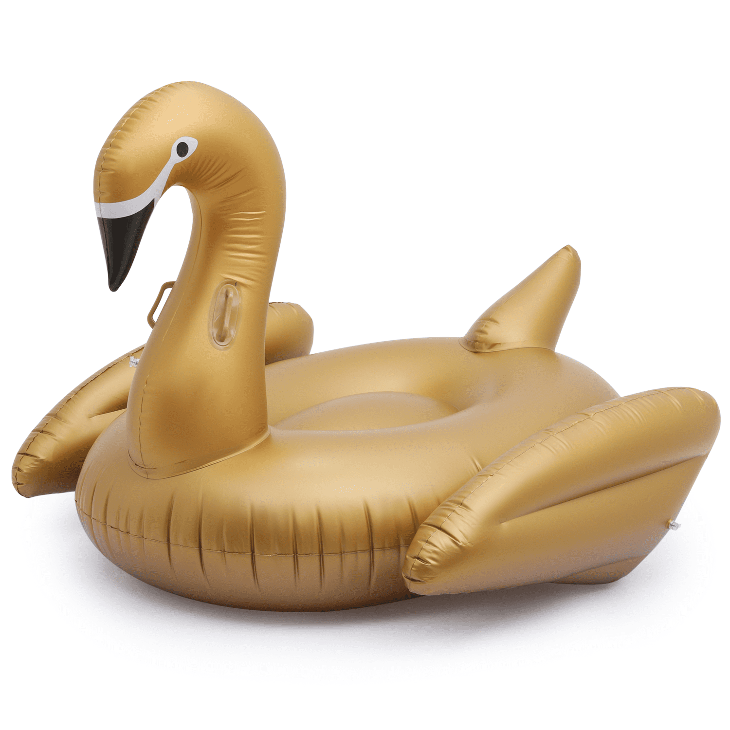 MoNiBloom Giant Inflatable Gold Swan Ride On Pool Float, Blow Up Pool ...