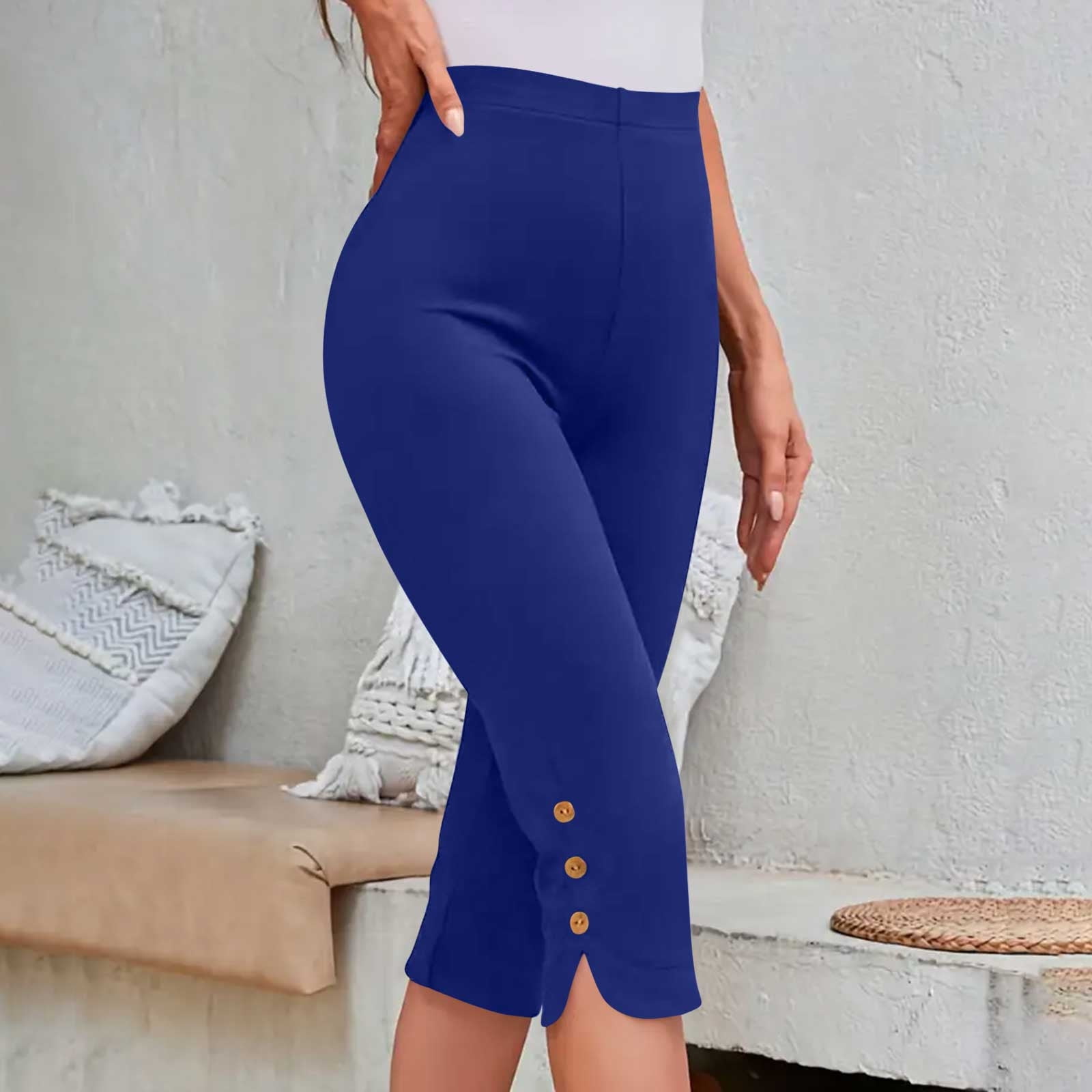 Click here for Yoeyez Capri Leggings For Women Stretchy ladies Si... prices
