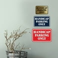 Signs ByLITA Classic Framed Handicap Parking Only Sign (Blue) - Large ...