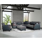 MOLINA SECTIONAL FLOKET GRAY - Walmart.com