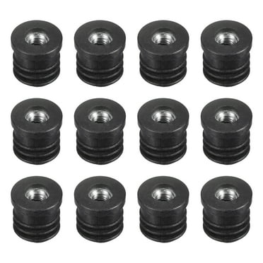 12Pack Inserts for Round Tubes with M8 Thread, for 19mm/0.75" OD Round ...