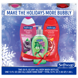 Softsoap Moisturizing and Exfoliating Body Wash and Hand Soap Holiday ...