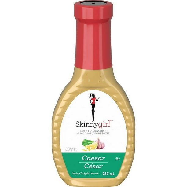 Skinnygirl Caesar Dressing, Fat-Free, Sugar-Free Salad Dressing, 237 ml ...