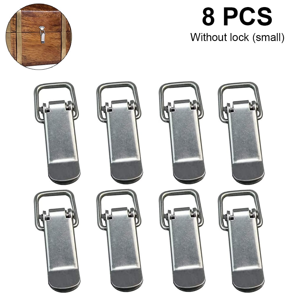 Stainless Steel Spring Loaded Toggle Latch Catch Clamp Clip for Trunk ...