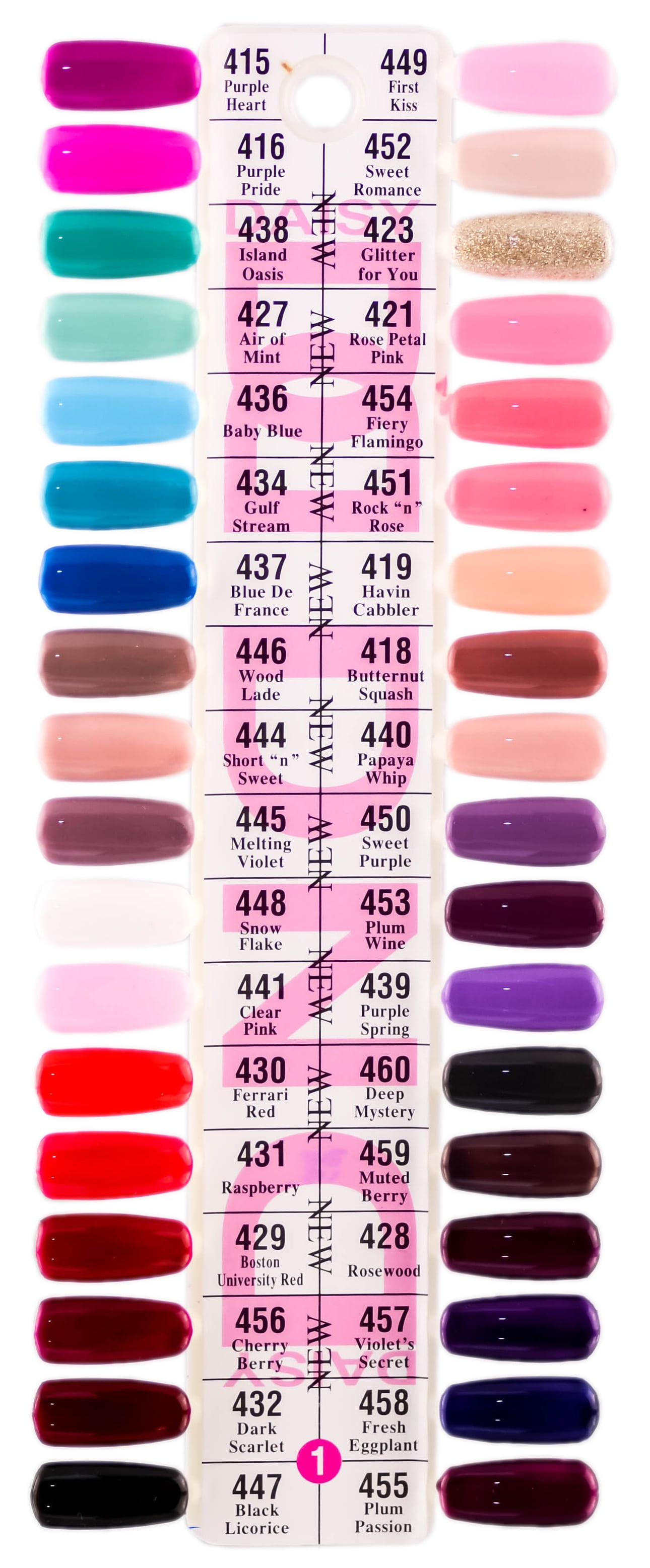 Single - #1 , Daisy DND Color Swatches, Daisy Hair Scalp - Pack of 1 w ...