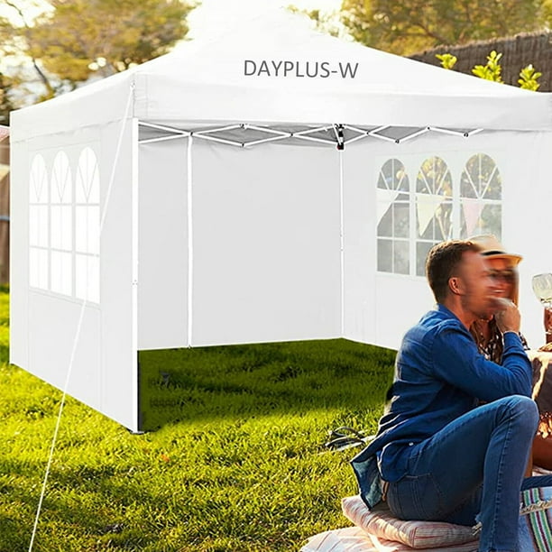 Dayplus Portable Folding Pop Up Canopy Tent 10x10 Commercial Instant ...