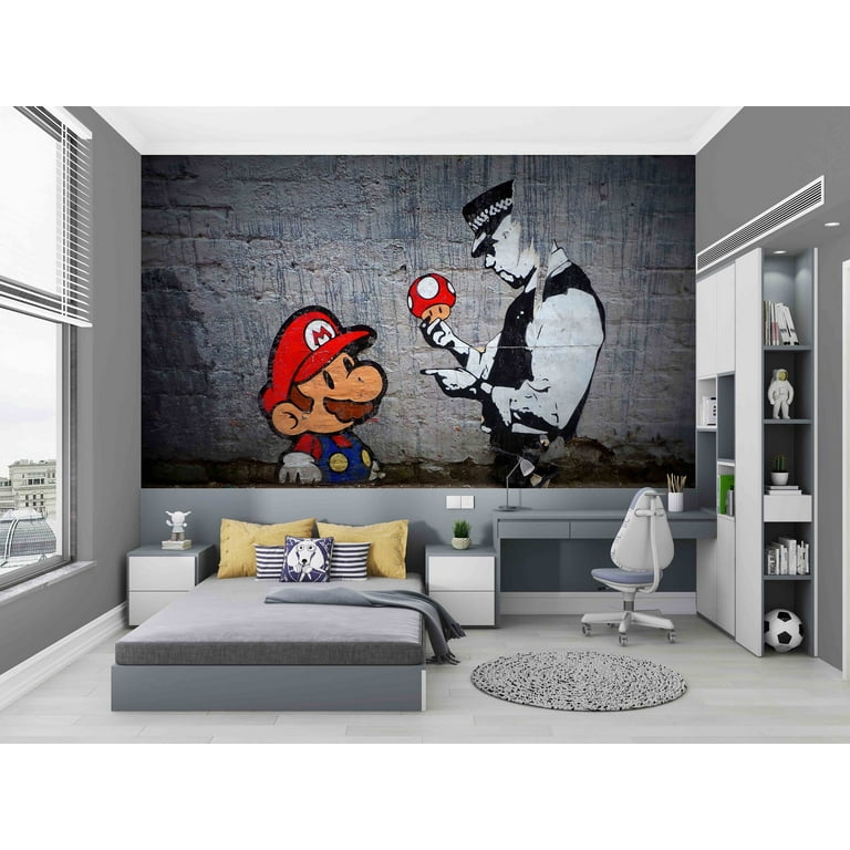 Super Mario Wallpaper For Bedroom Startonight 3D Mural Wall Art Photo