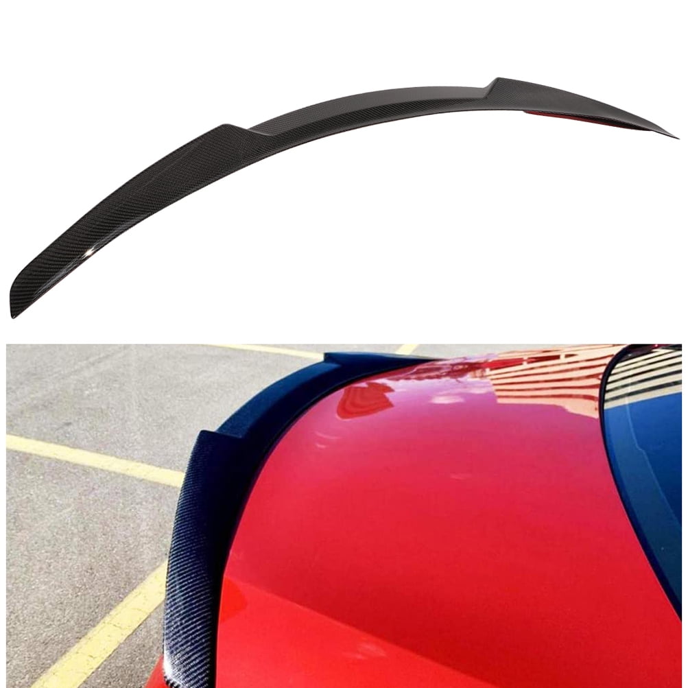 CCIYU Glossy Black Carbon Fiber Rear Spoiler Wing Accessories for 2016 ...