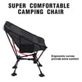 Ultralight Folding Camping Chair with Tear-Resistant Fabric, Detachable ...